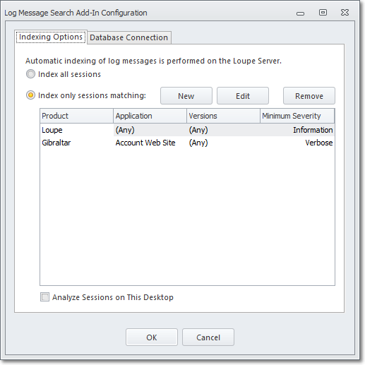 Loupe Desktop - Log Message Search - Introduction
