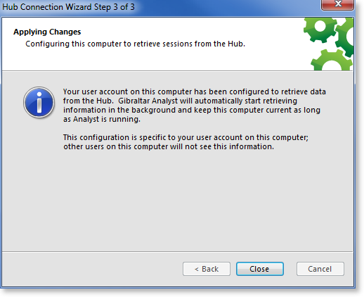Loupe Server - Connection Wizard